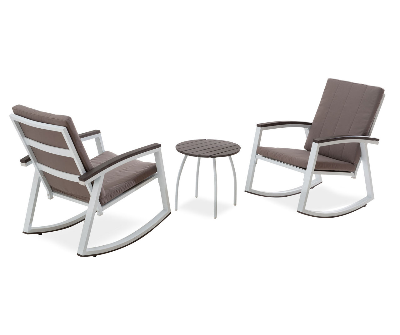 Wilson & Fisher Rosie 3-Piece Aluminum Rocker & Table Set | Big Lots