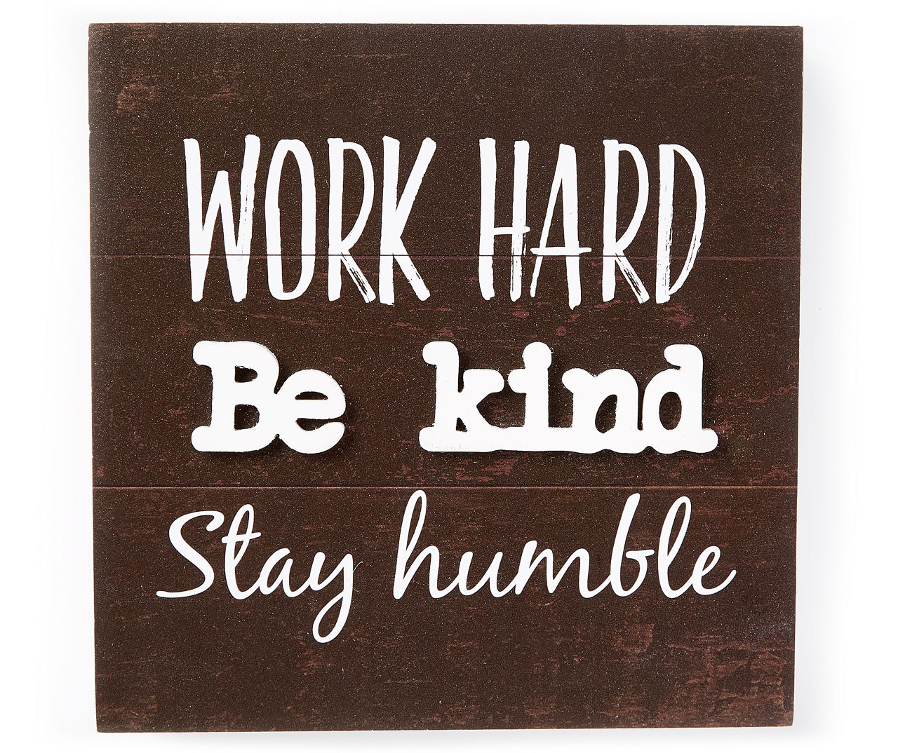 "Work Hard" 3D Box Plaque | Big Lots