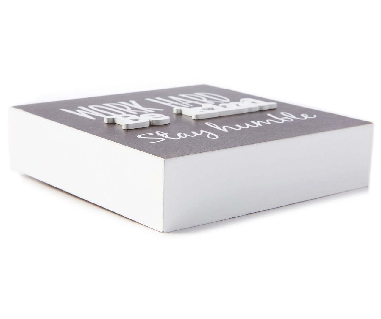 "Work Hard" 3D Box Plaque | Big Lots
