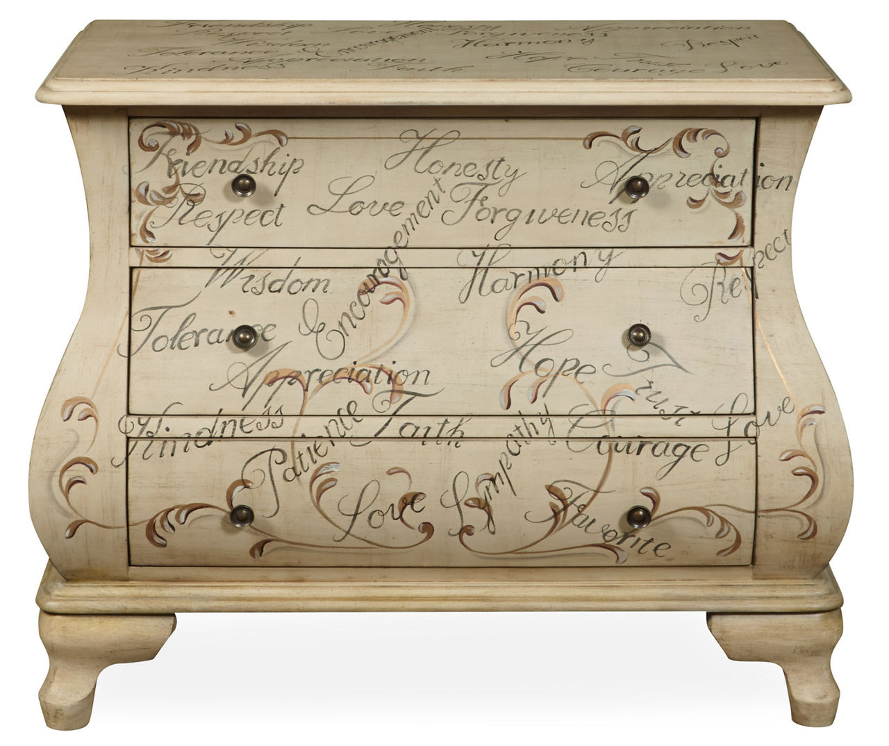 Hand Painted Words 3-Drawer Chest | Big Lots