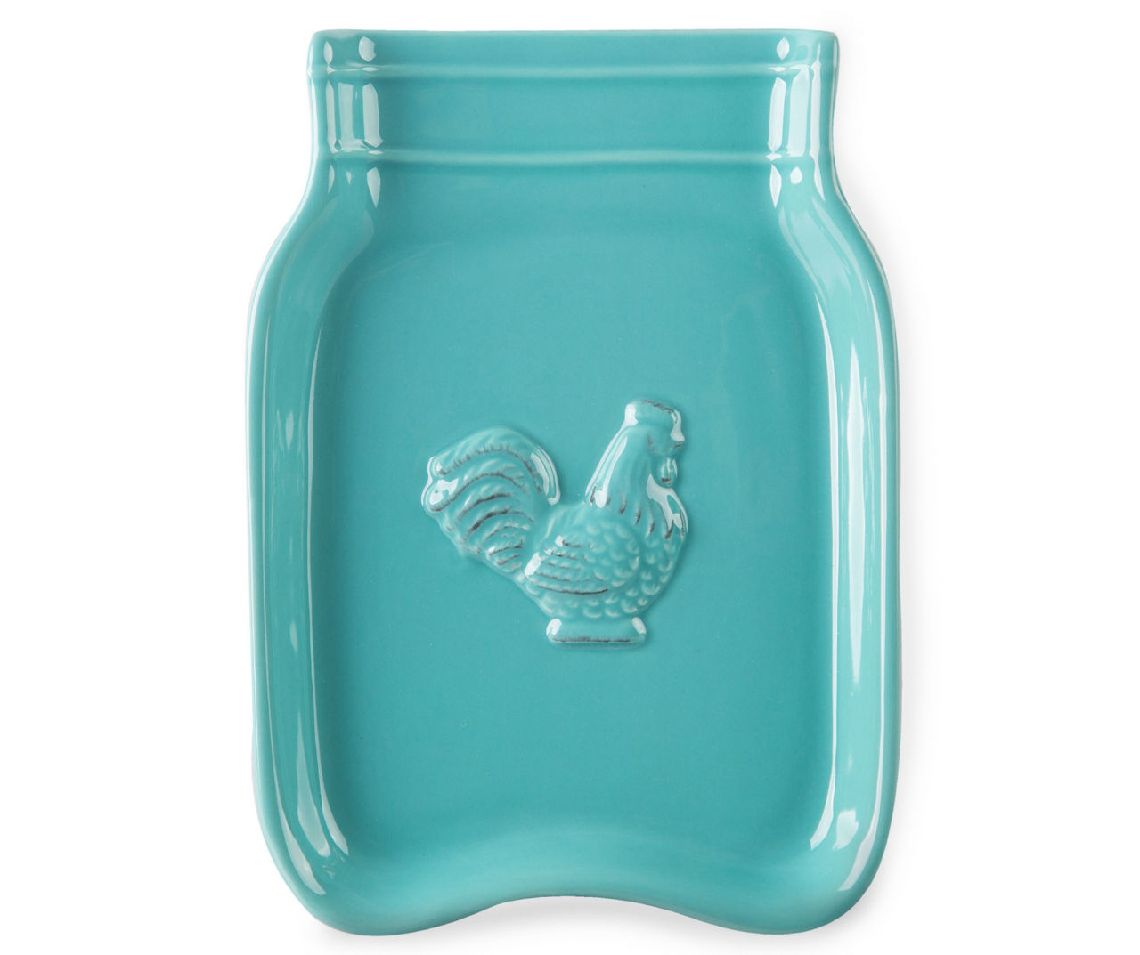 Home Essentials Teal Rooster Spoon Rest | Big Lots