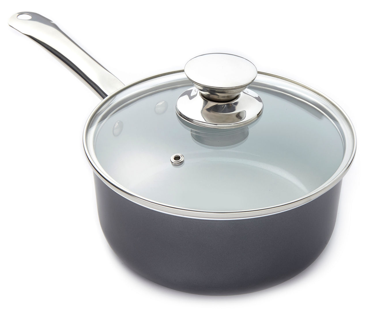 Master Cuisine Gray 3-Quart Non-Stick Ceramic Cooker with Lid | Big Lots