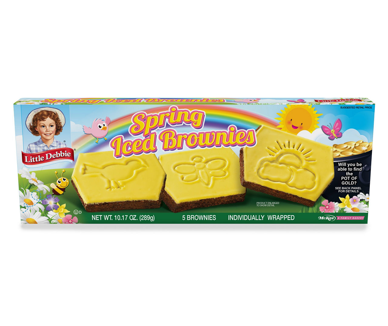 Little Debbie Spring Iced Brownies, 5-Count | Big Lots