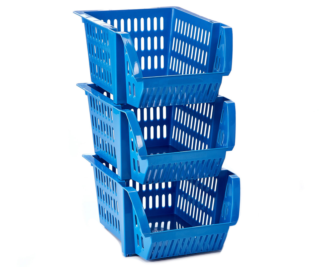 Small Blue Stack N' Nest Bins, 3-Pack | Big Lots