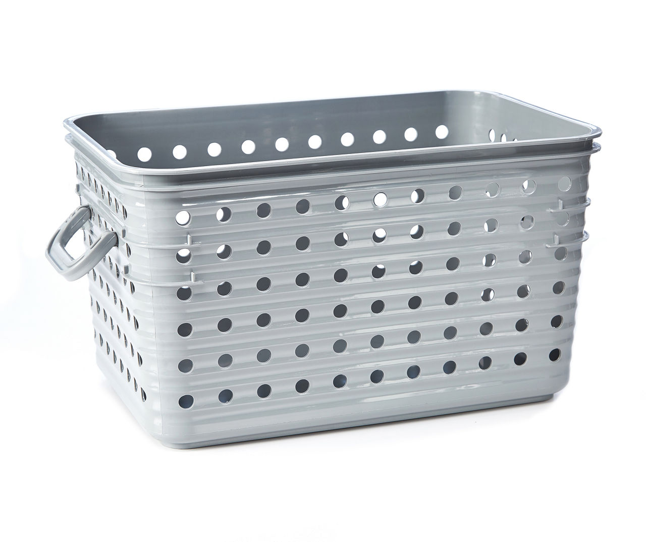 Dial Titanium Gray Dot Baskets | Big Lots