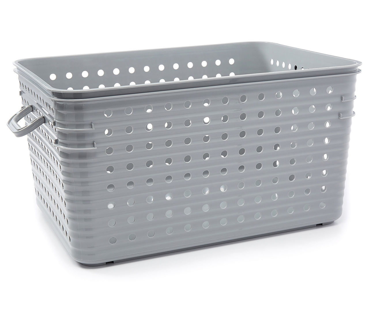 Dial Titanium Gray Dot Baskets | Big Lots