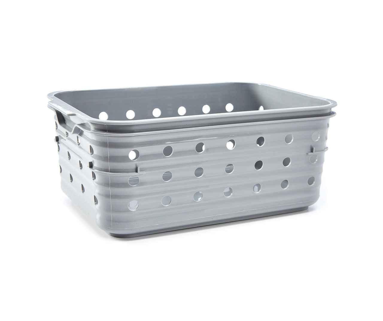 Dial Titanium Gray Dot Baskets | Big Lots