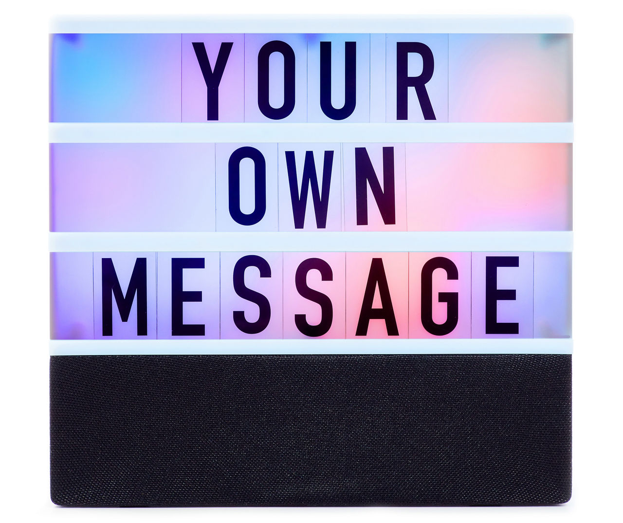 Polaroid Polaroid Bluetooth LED Color-Changing Word Message Box Speaker ...