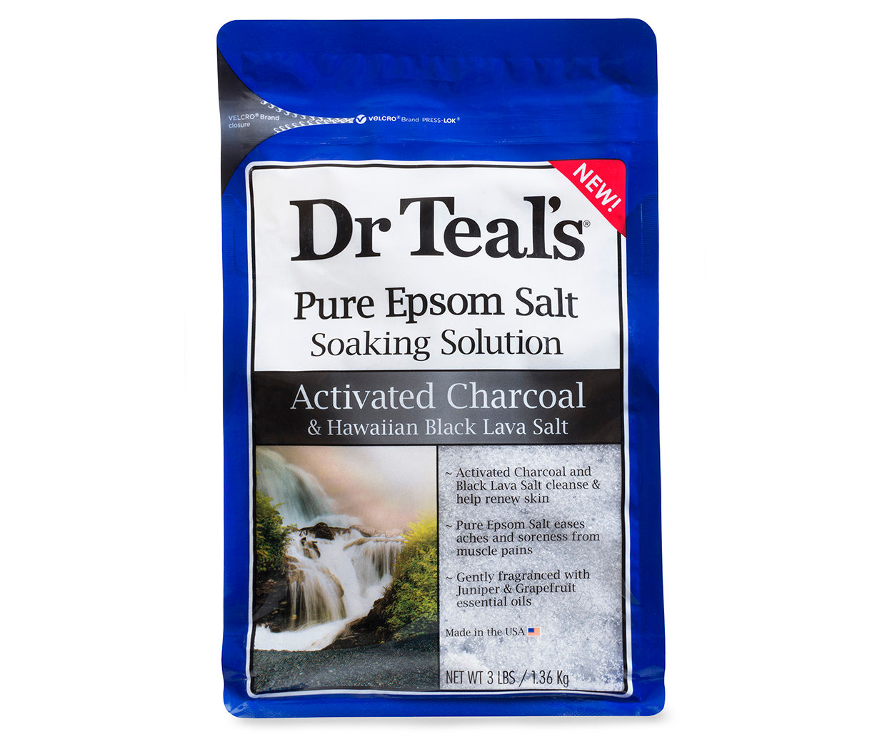 Dr Teal's Activated Charcoal Soaking Solution, 3 Lbs. | Big Lots