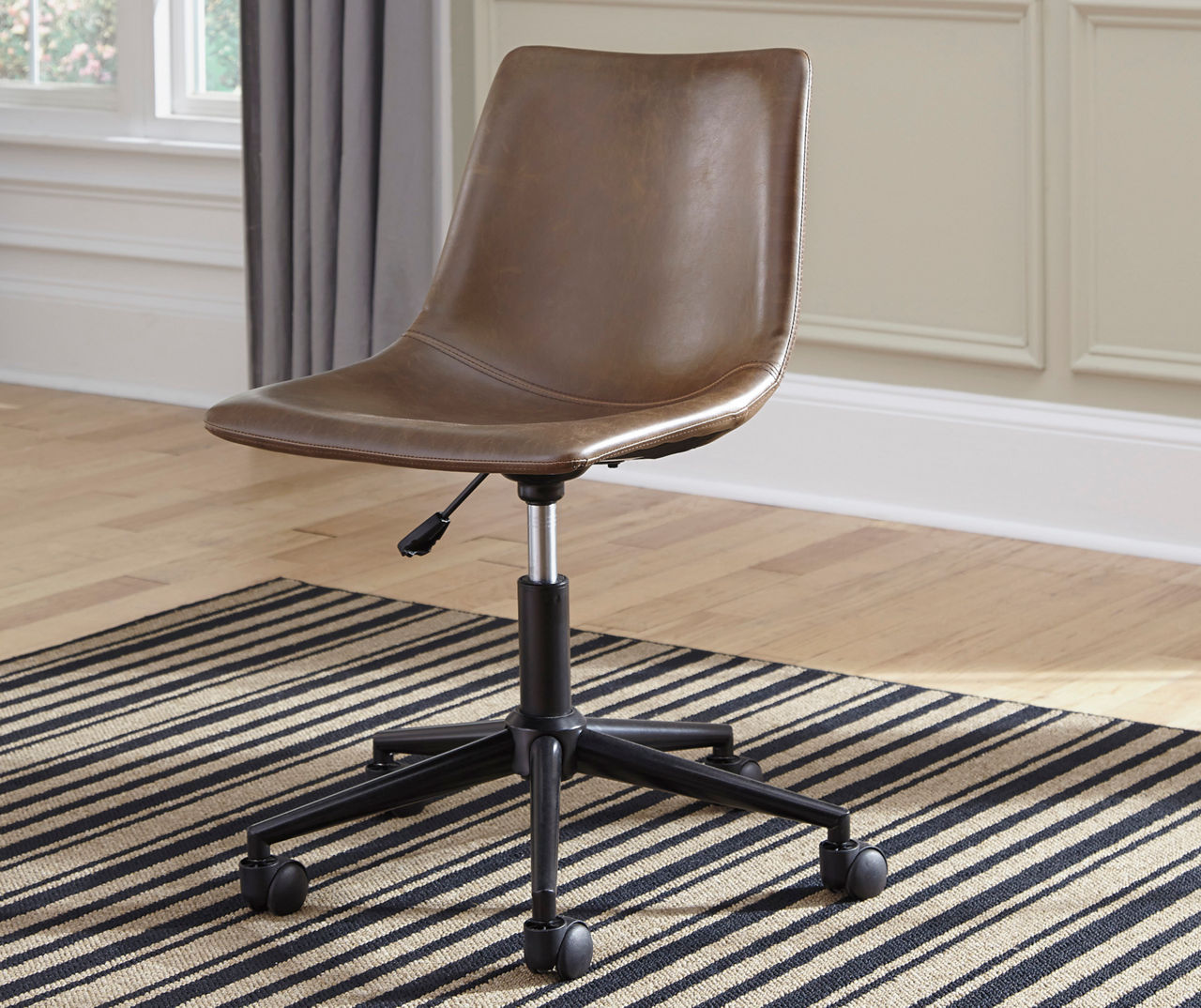 Signature Design By Ashley Brown Swivel Office Bucket Chair | Big Lots