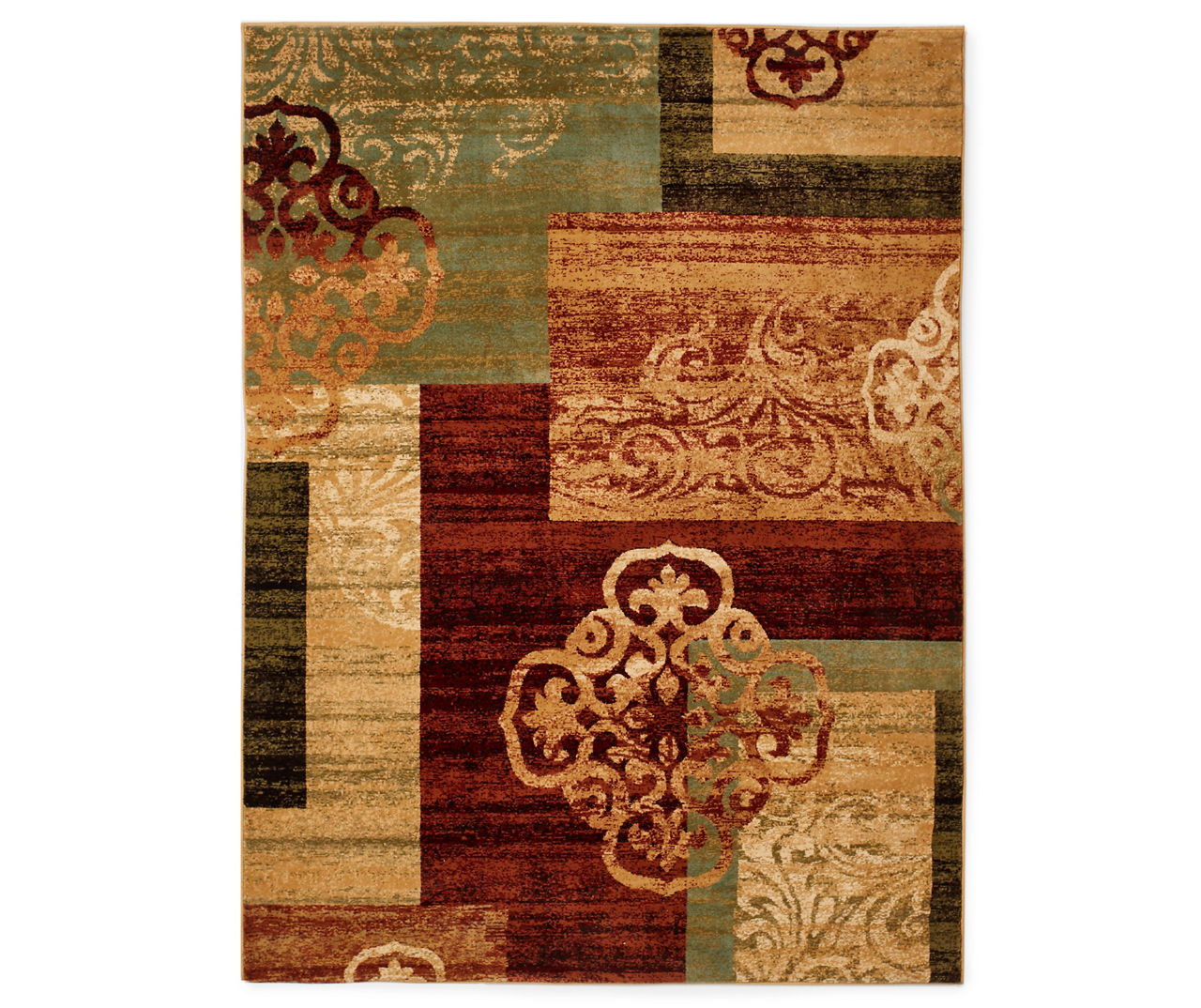 Living Colors Multi-Color Medallion Block Rugs | Big Lots