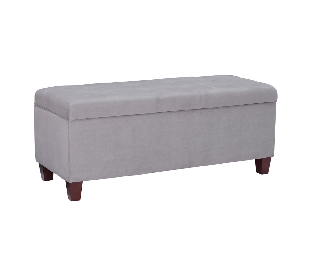 Erin Gray Padded Shoe Storage Ottoman Big Lots