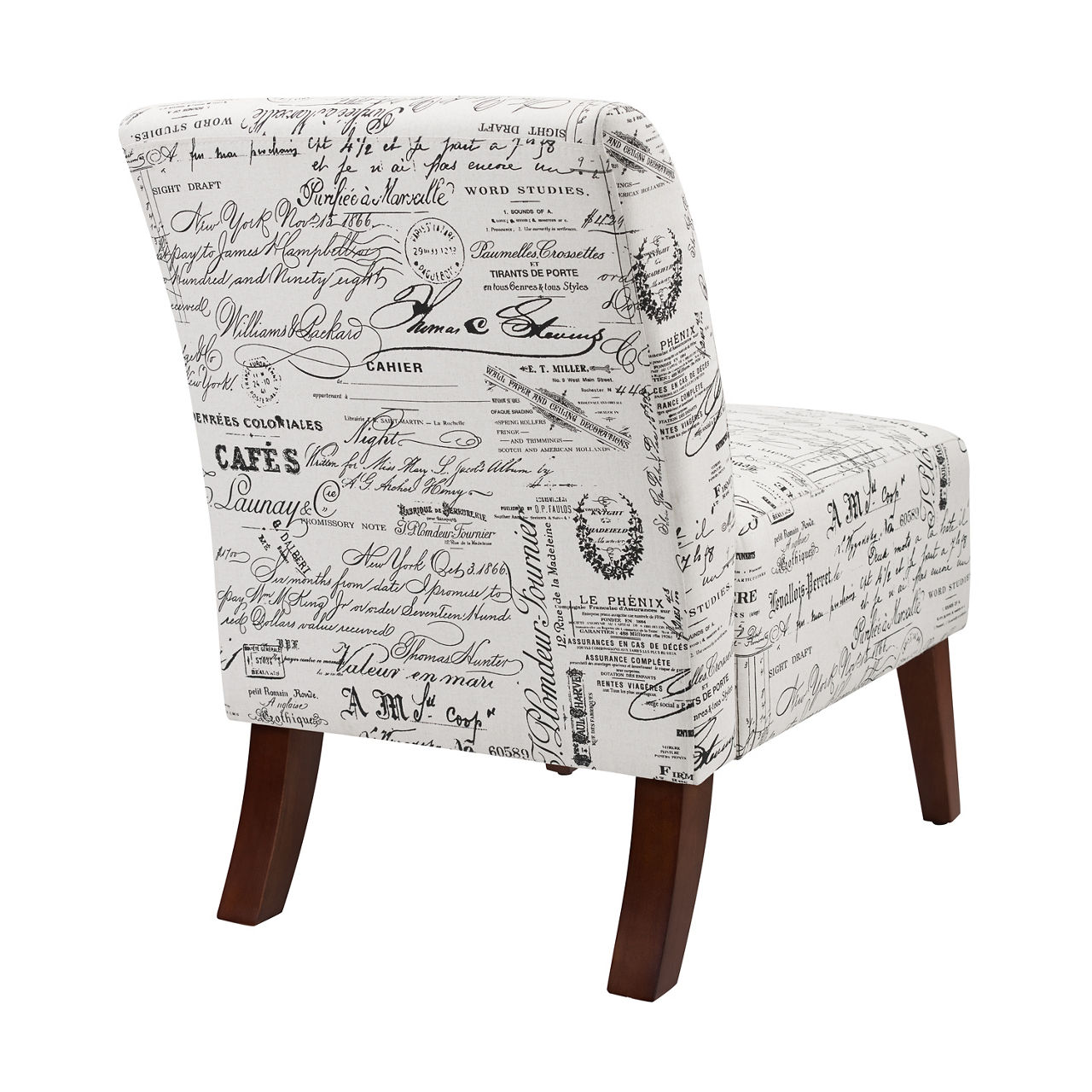 Shelby Script Armless Accent Chair | Big Lots
