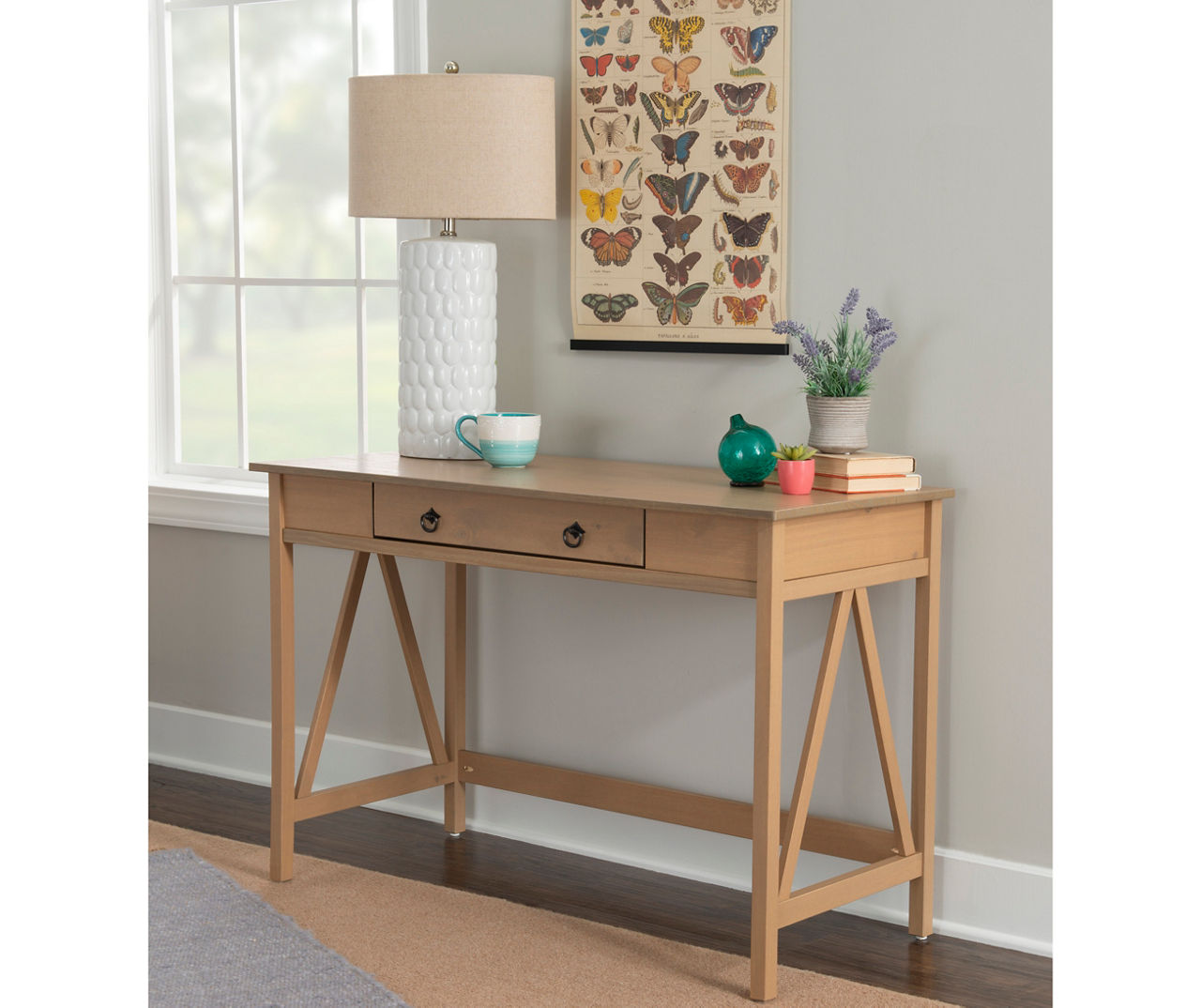 Rockford Rustic Gray Writing Desk | Big Lots