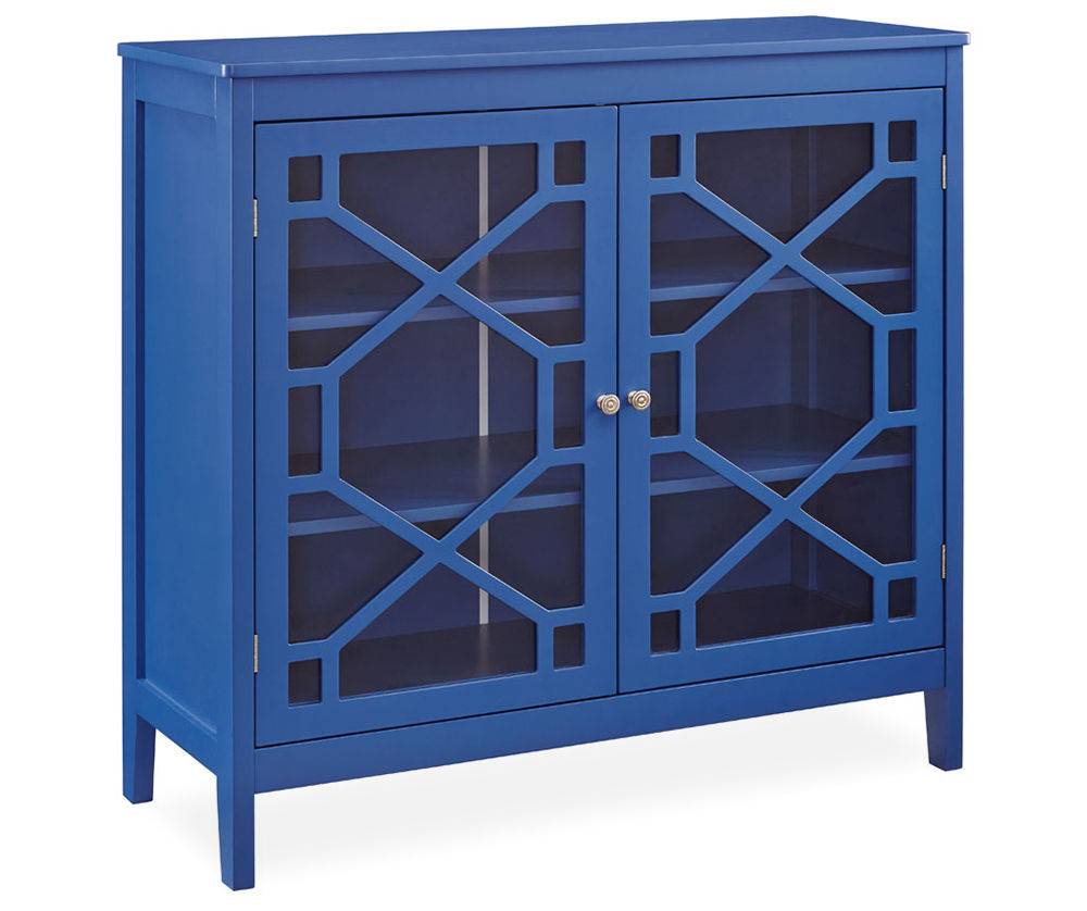 Blue 2 door cabinet store