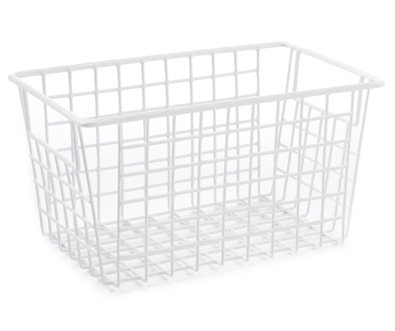 Small White Wire Storage Basket | Big Lots