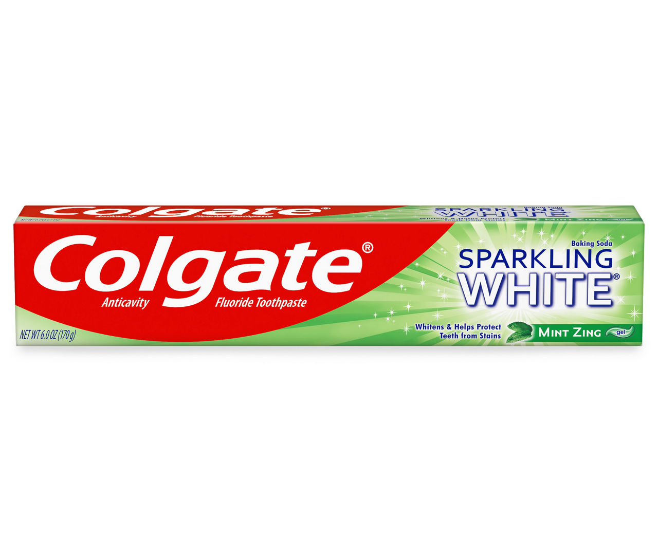 Colgate Mint Zing Sparkling White Toothpaste, 6 Oz. | Big Lots