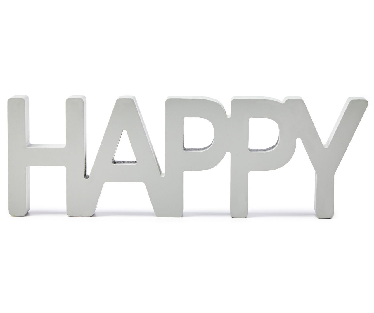 "Happy" Sage Green Word Script Plaque | Big Lots