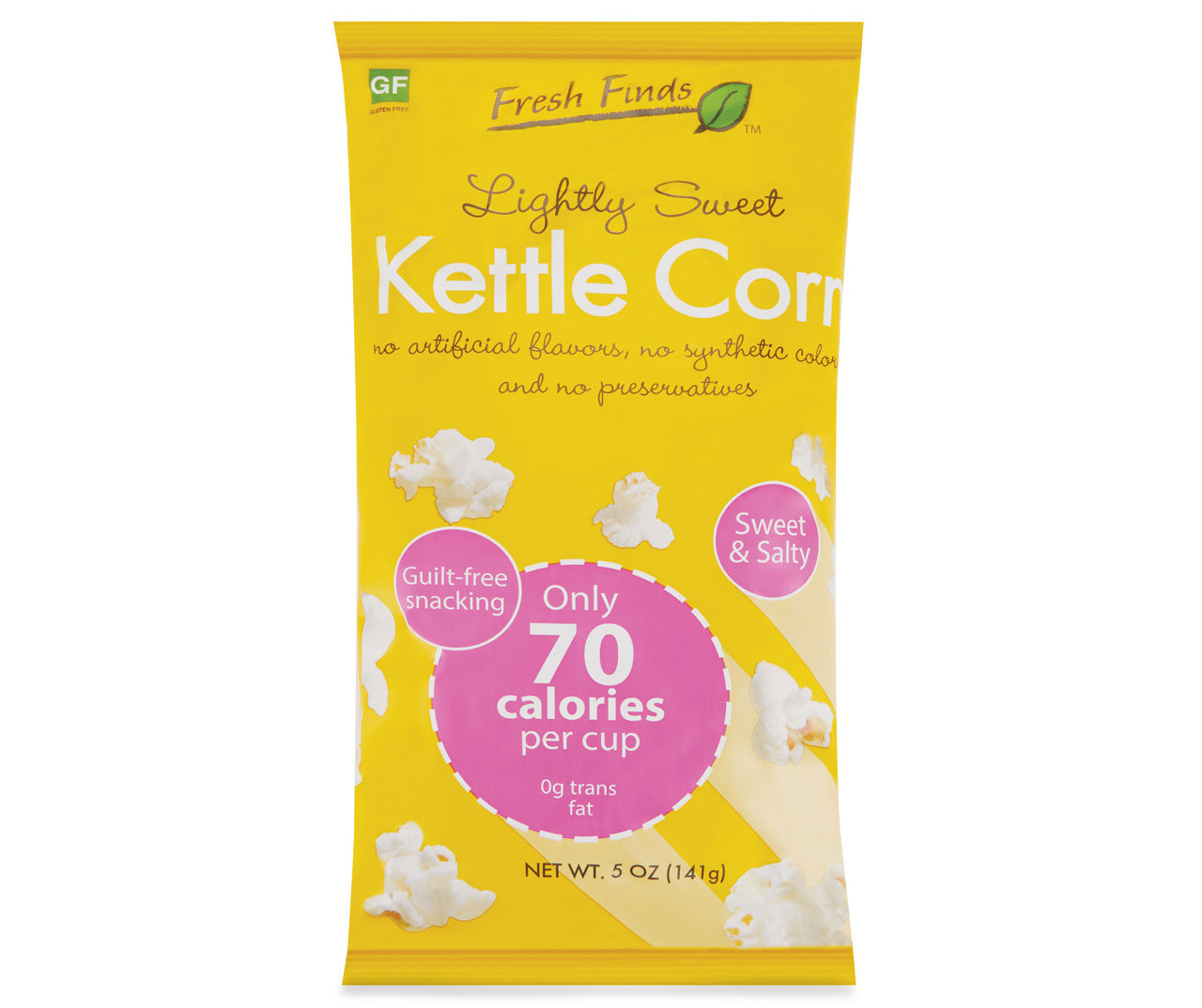 Fresh Finds Lightly Sweet Kettle Popcorn with Sea Salt, 5 Oz. | Big Lots