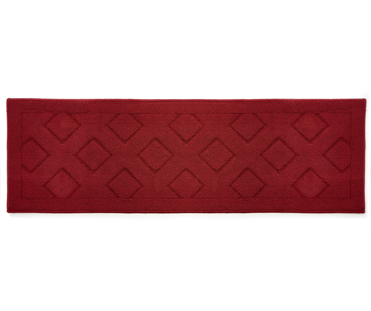 Living Colors Living Colors Solid Red Diamond Accent Rugs | Big Lots
