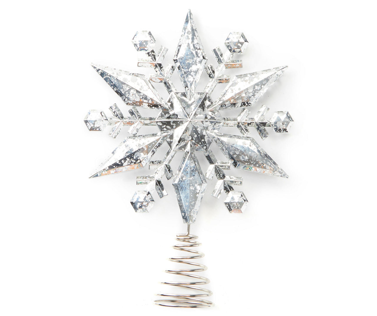 Winter Wonder Lane Silver Snowflake Tree Topper | Big Lots