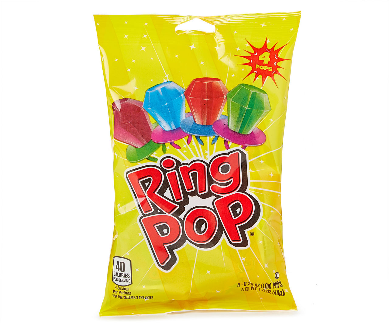 Topps Ring Pop, 4-Count | Big Lots