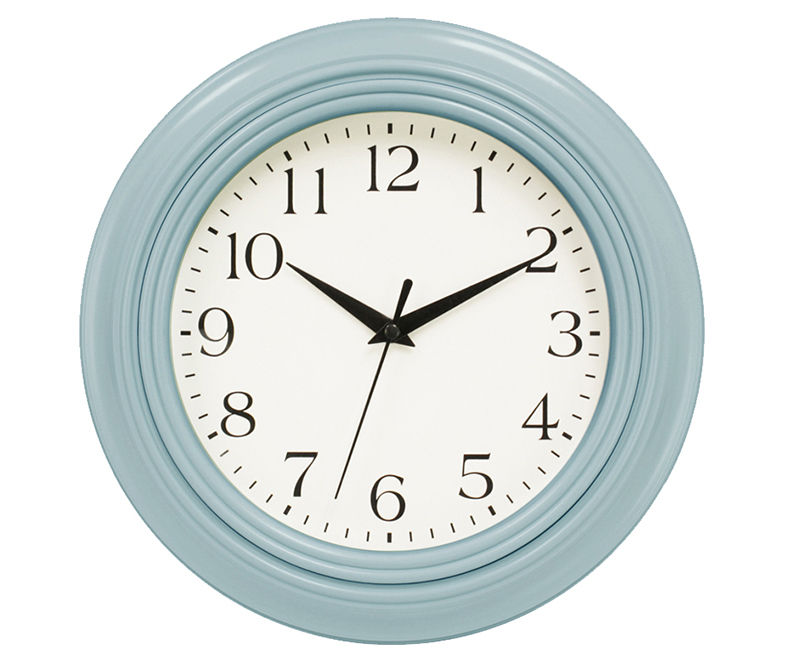 Cottage Blue Wall Clock, (10") | Big Lots