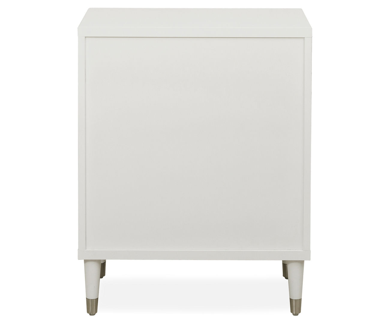 White Modern Chairside Chest | Big Lots