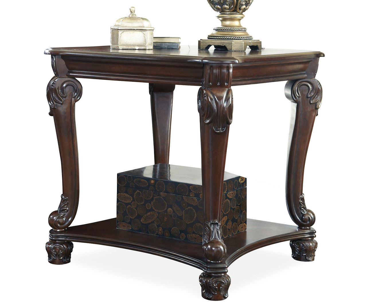 Signature Design By Ashley Norcastle Dark Brown End Table | Big Lots