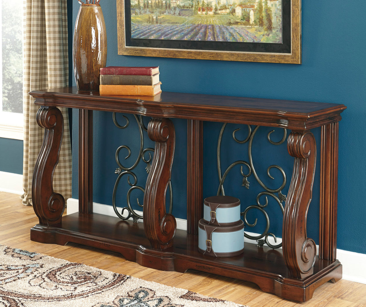 Rustic console table big lots store