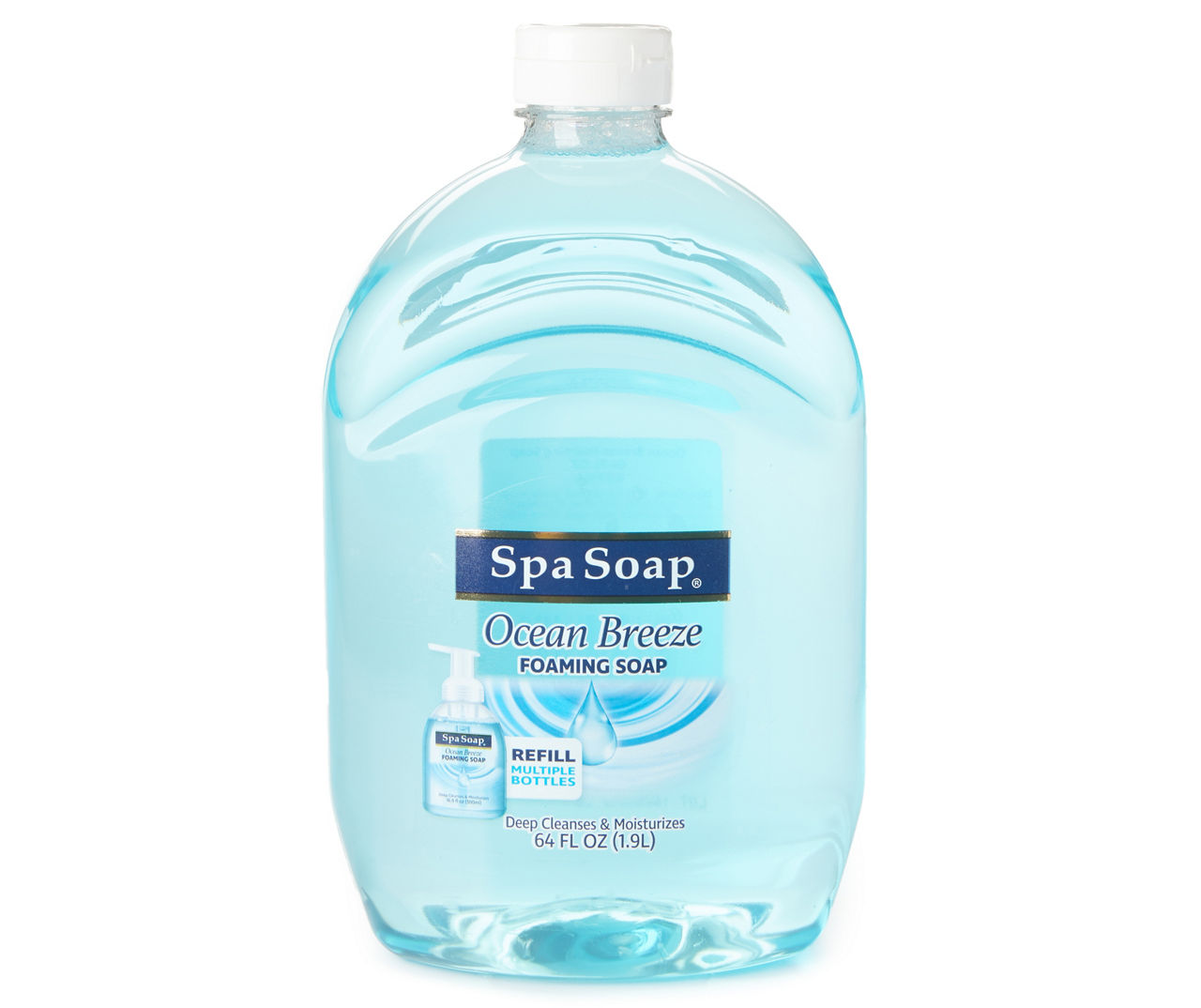 Spa Soap Ocean Breeze Foaming Soap Refill, 64 Oz. | Big Lots