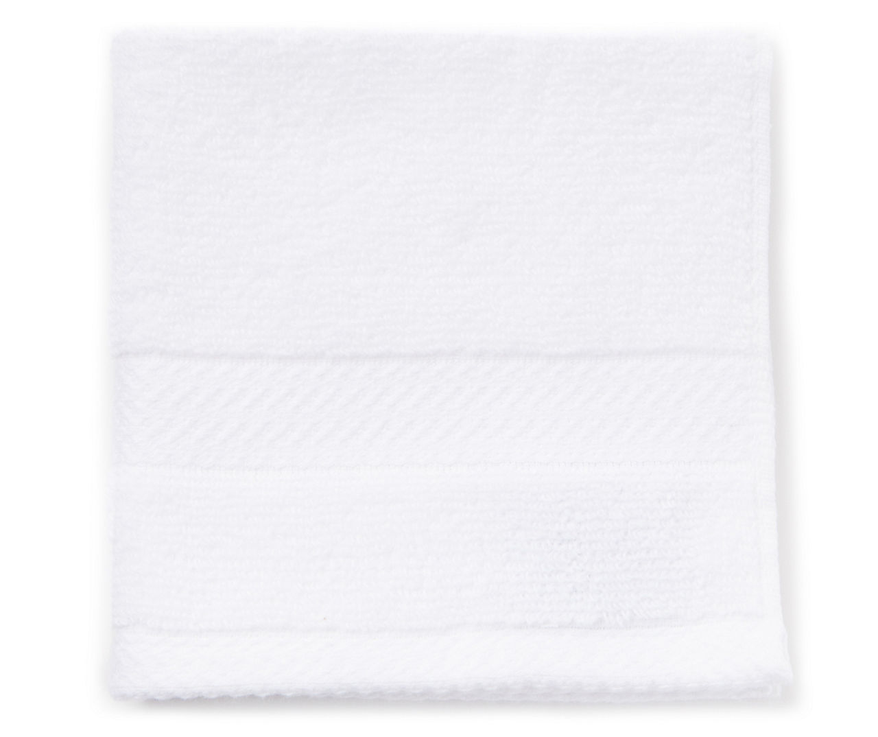 Just Home Bright White Wash Cloth | Big Lots