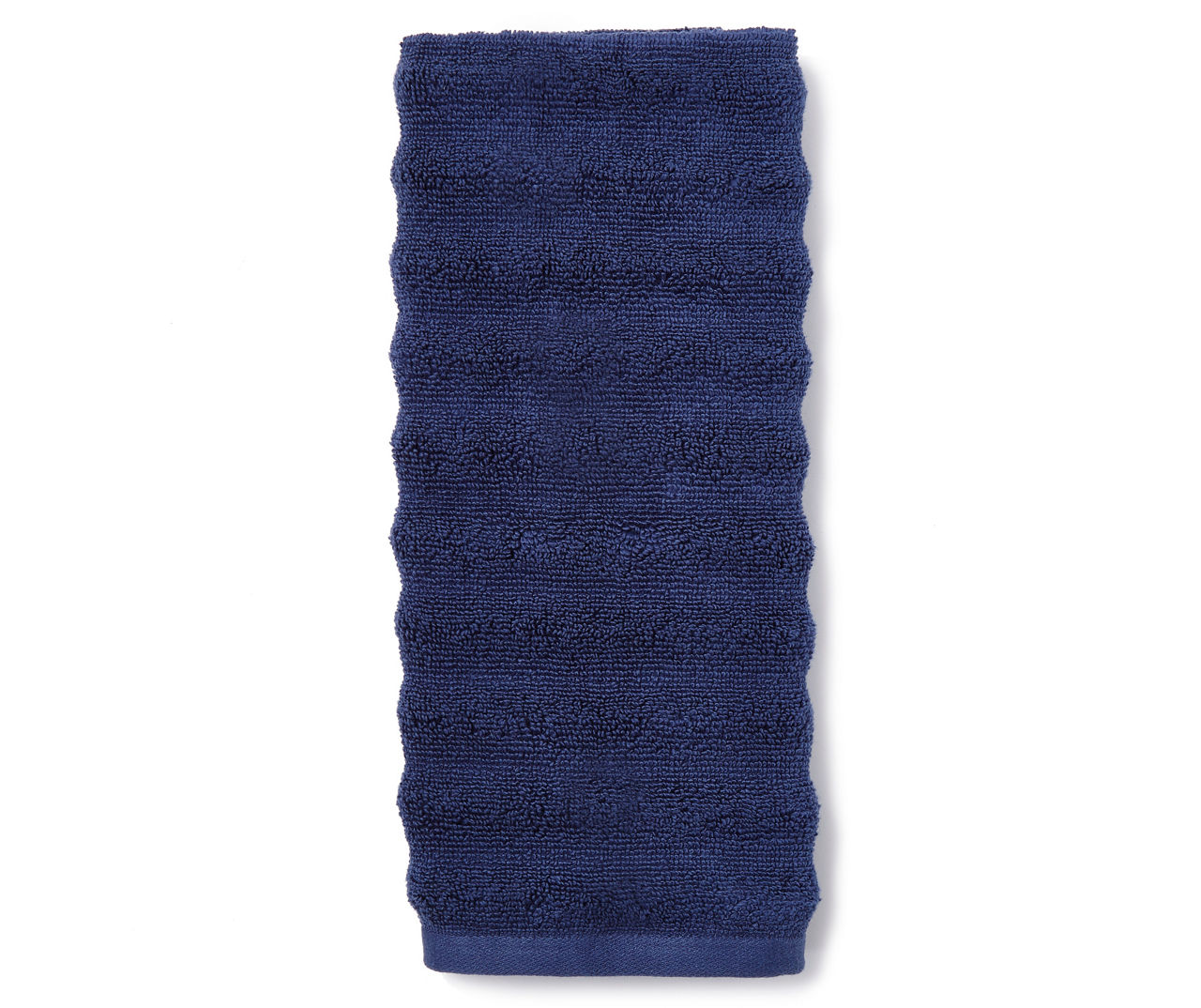 Living Colors Living Colors Navy Blue Ribbed Towels | Big Lots