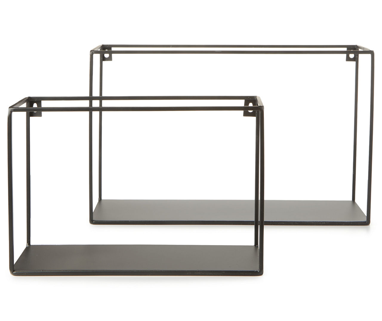 Metal Rectangle Shelves, 2-Piece Set | Big Lots