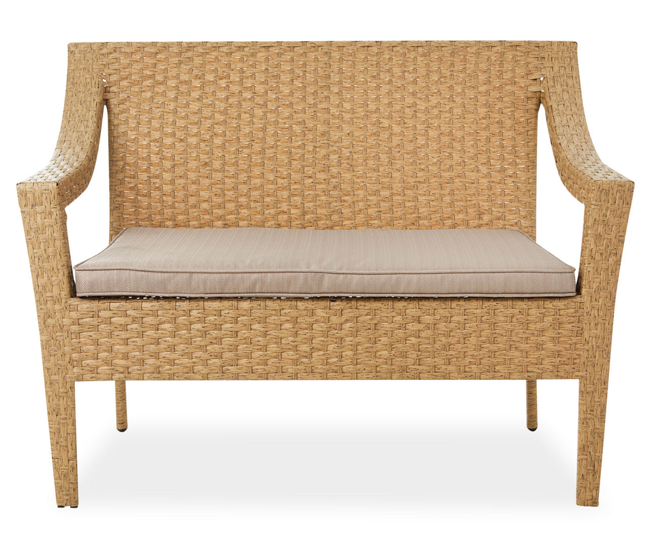 Wilson & Fisher Homestead Tan All Weather Wicker Cushioned Outdoor ...