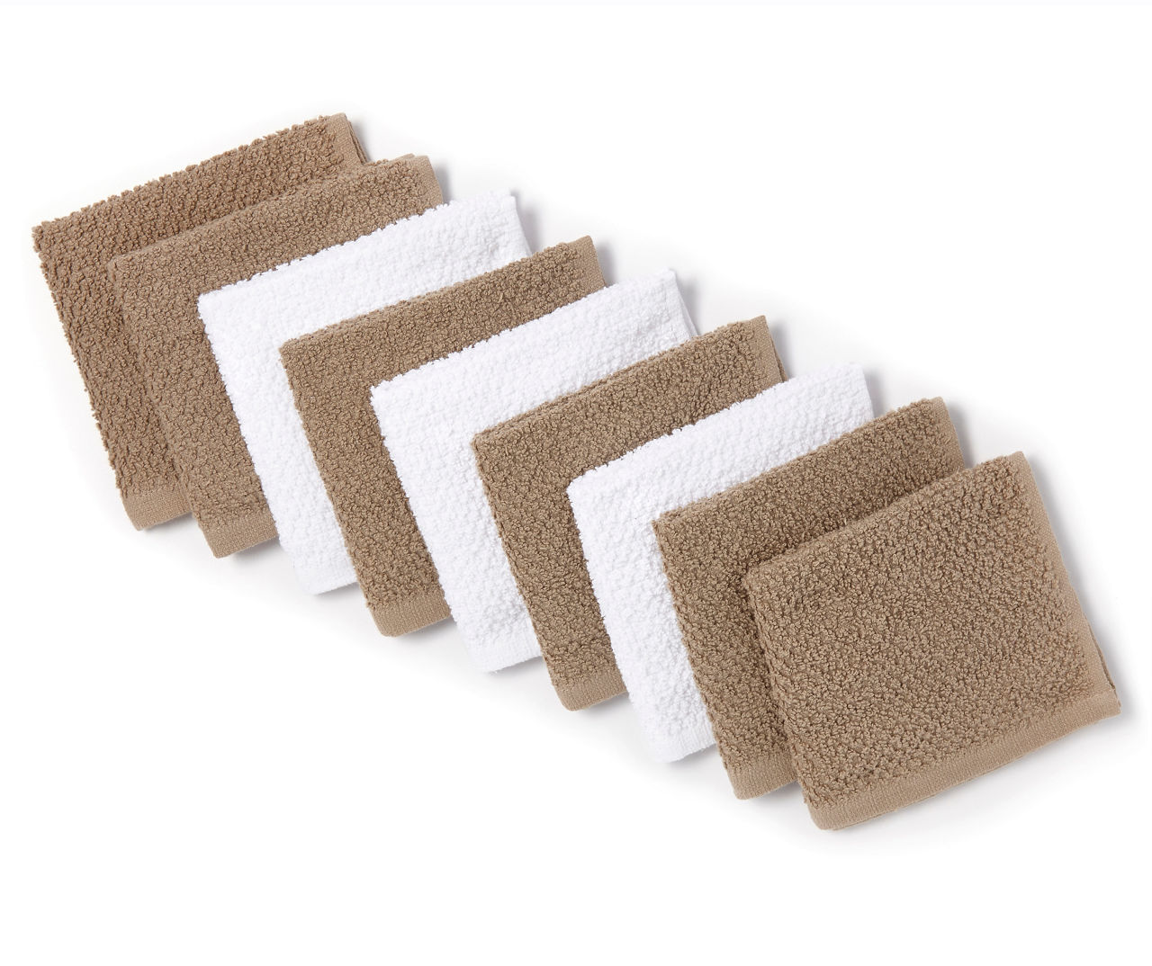 Just Home Just Home 2-Color Wash Cloths, 9-Packs | Big Lots