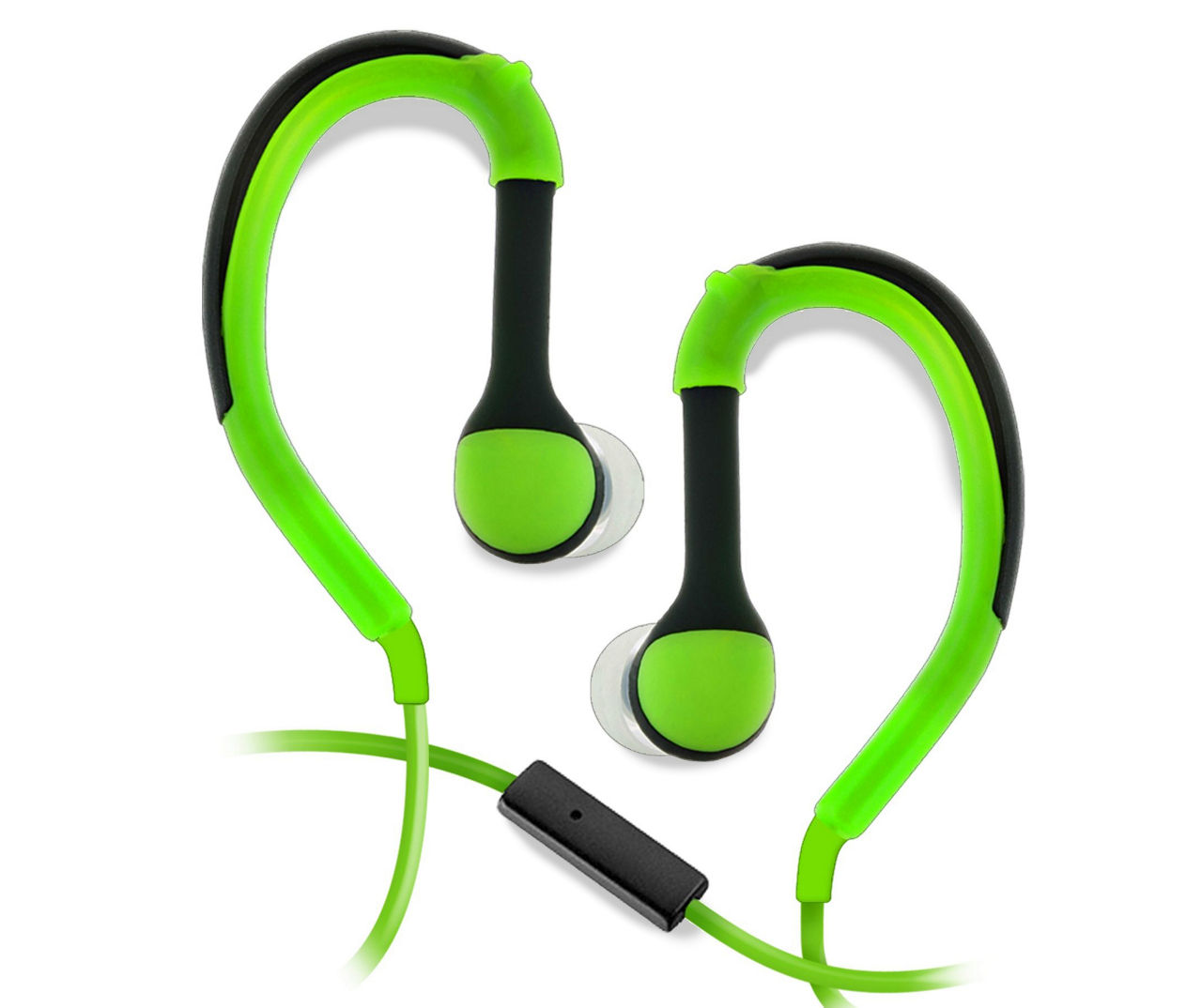 Sentry Sport Style Green Wired Earbuds with Ear Hooks | Big Lots
