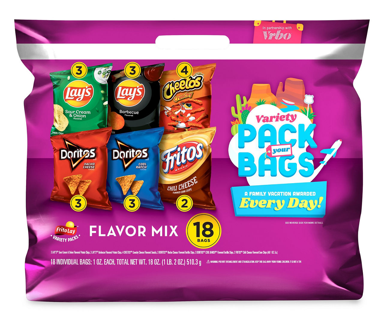 Frito Lay Frito Lay Flavor Mix Variety 1 Oz 18 Count | Big Lots