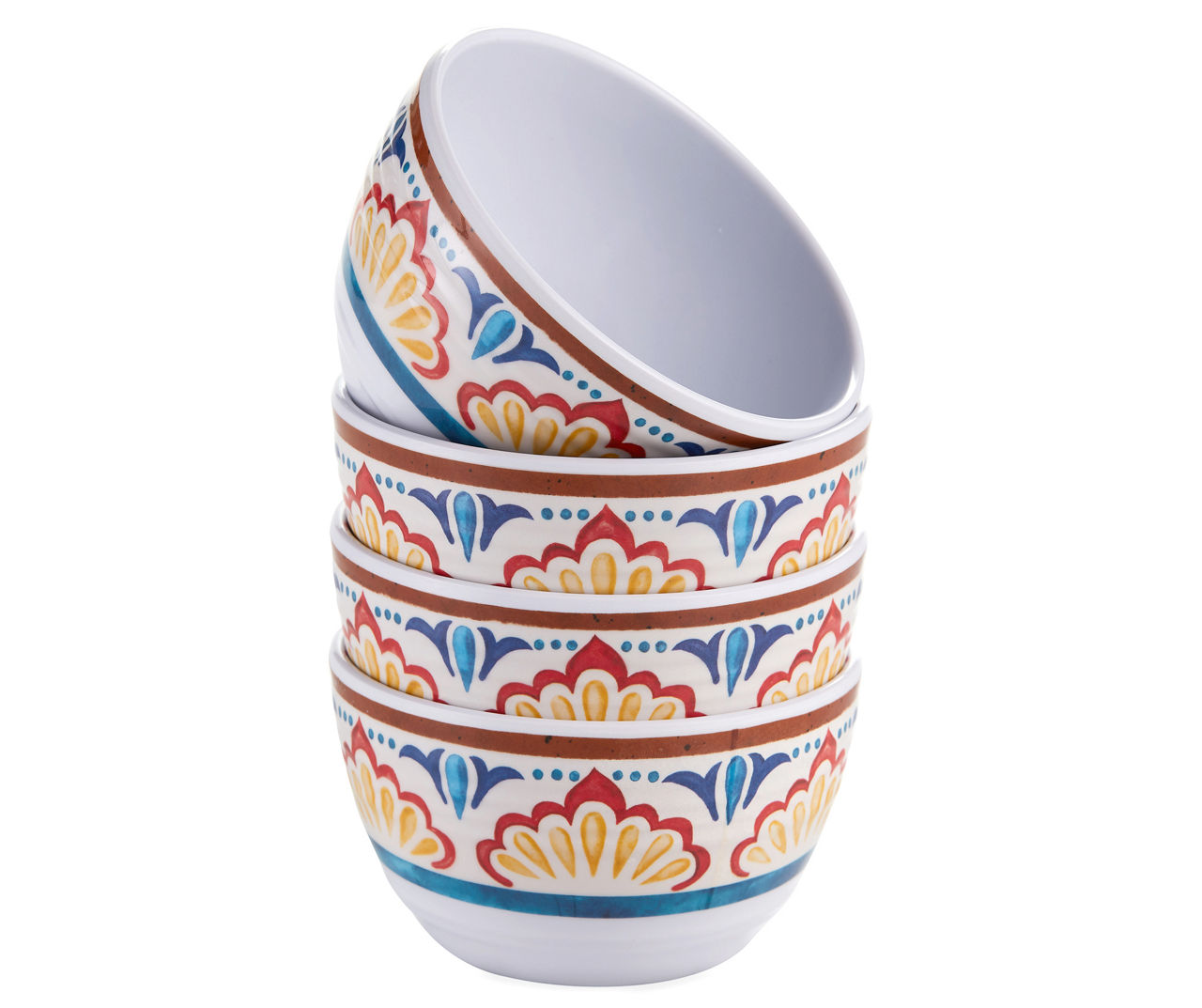 Terra-Cotta Medallion 4-Piece Melamine Tidbit Bowl Set | Big Lots