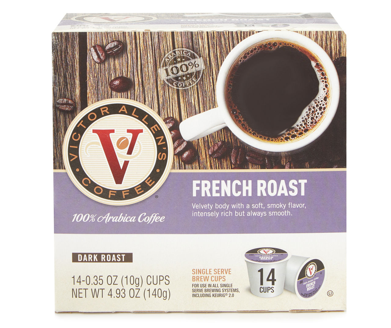 Victor Allen French Roast Single Serve Coffee, 14-Count | Big Lots