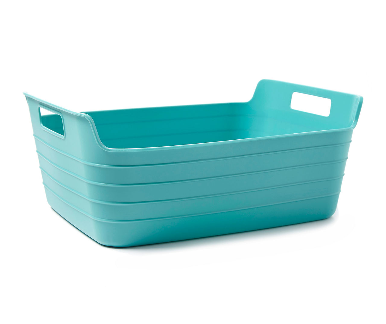 Medium Flex Teal Storage Bin | Big Lots