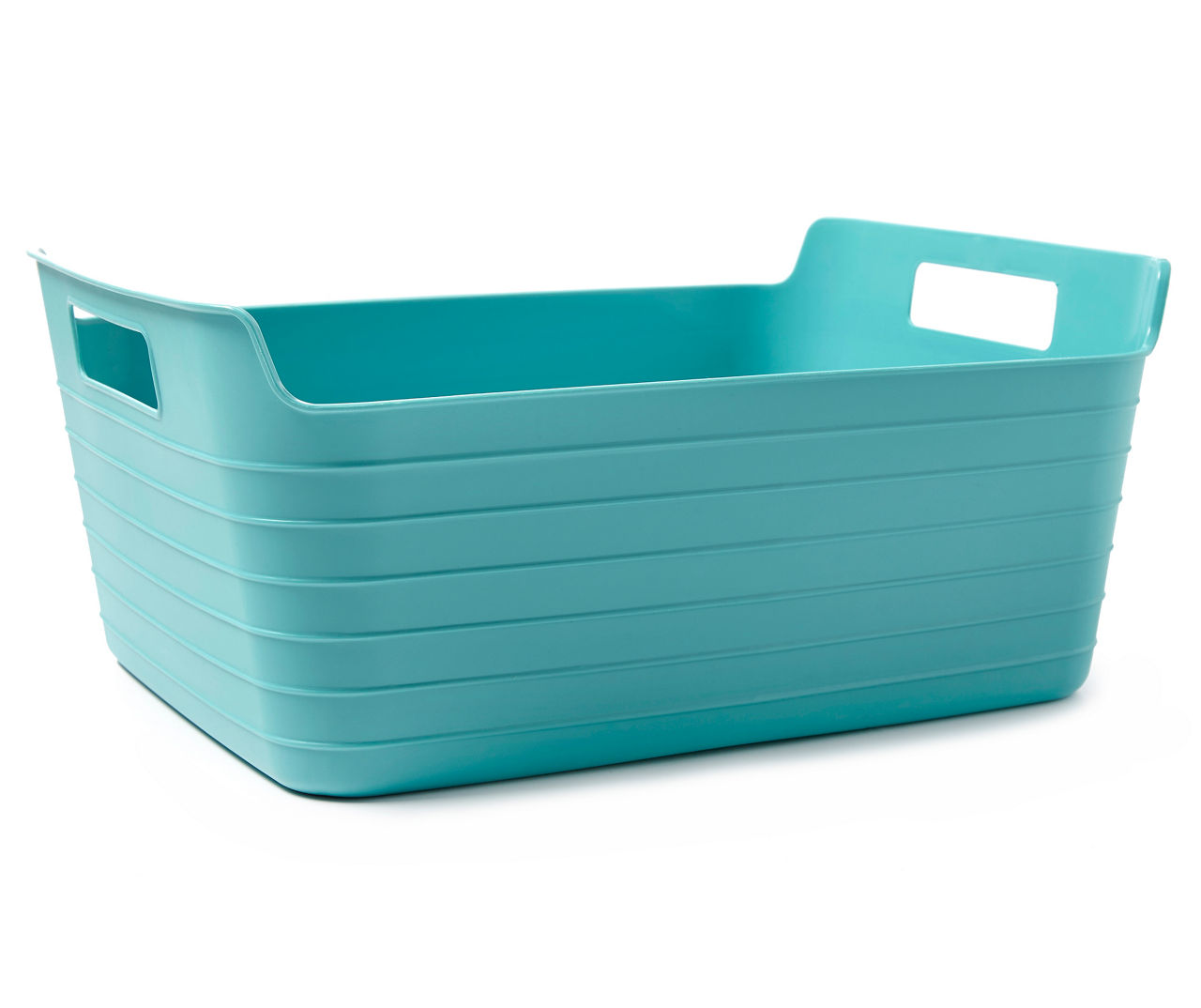 Large Flex Teal Storage Bin | Big Lots