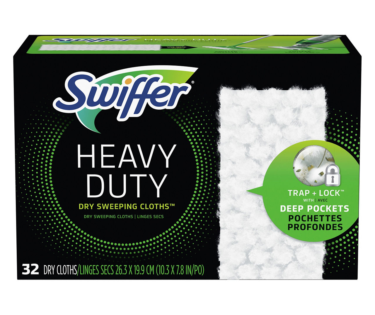 Swiffer Swiffer Sweeper Heavy Duty Multi-Surface Dry Cloth Refills for ...