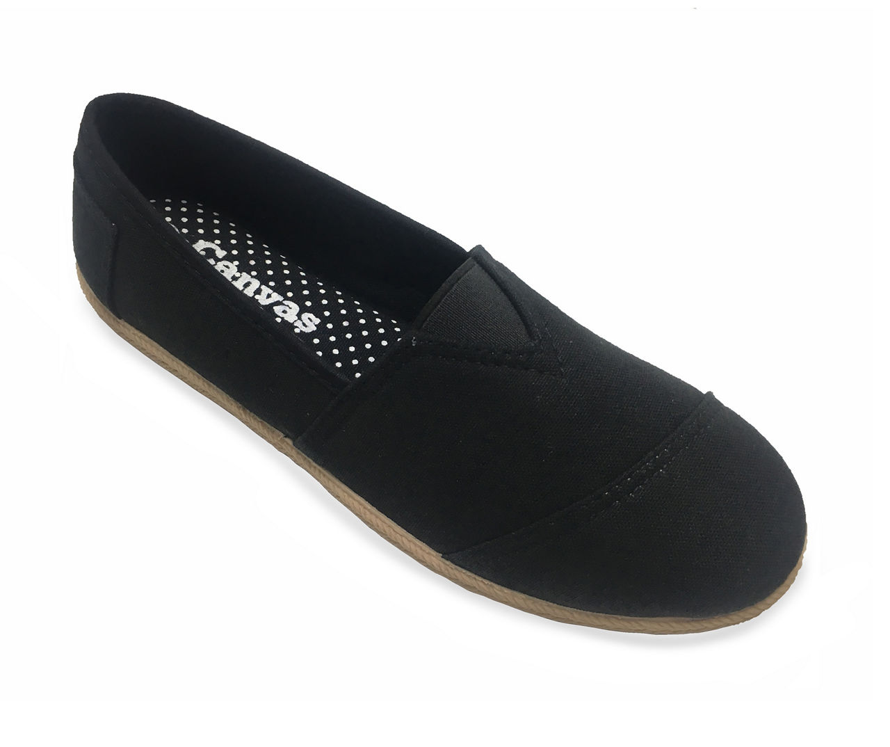Women's Black Canvas Shoe | Big Lots