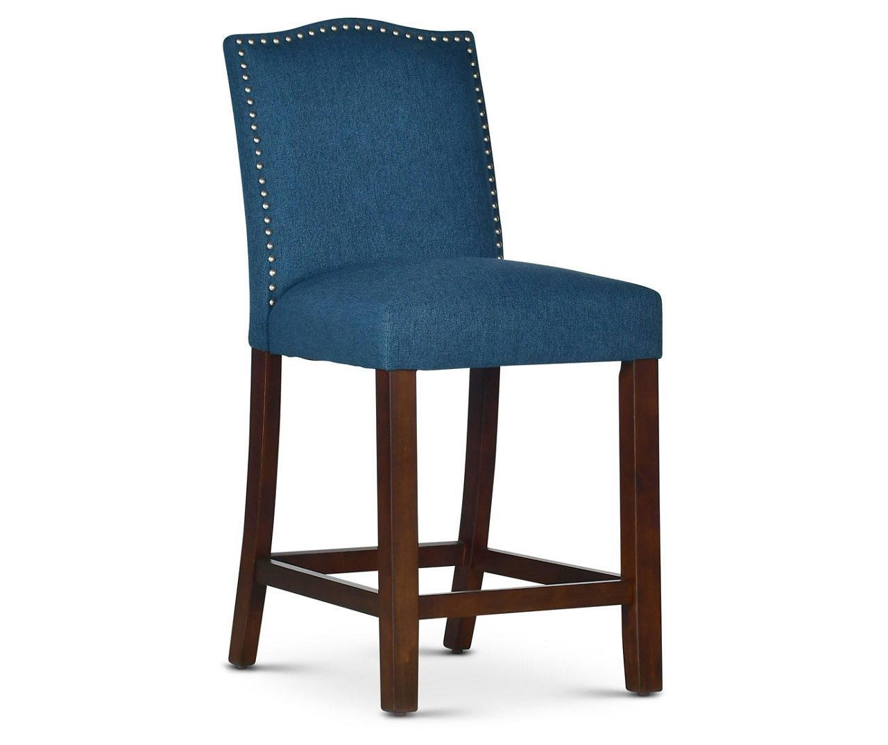 Elden Blue Upholstered Counter Chairs, 2-Pack | Big Lots
