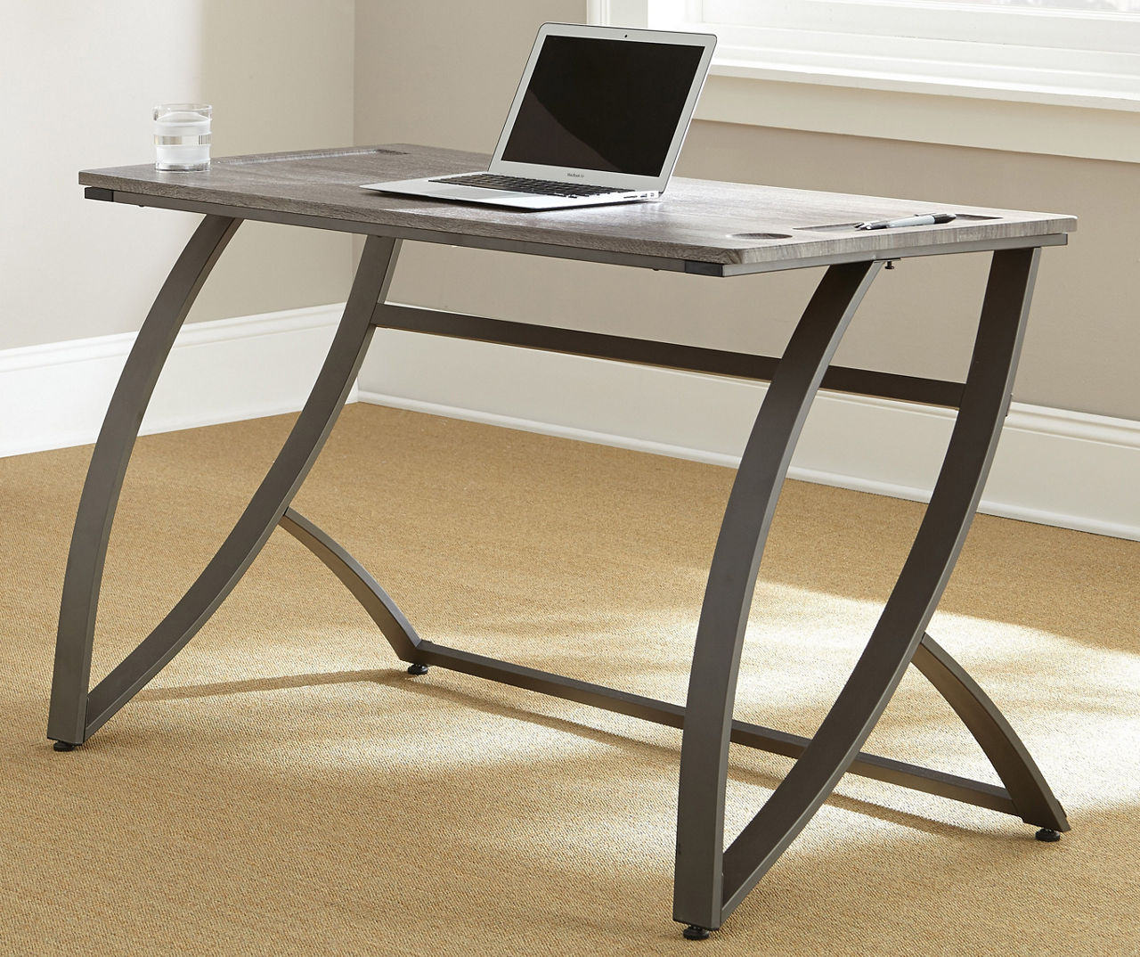 Driftwood gray desk store