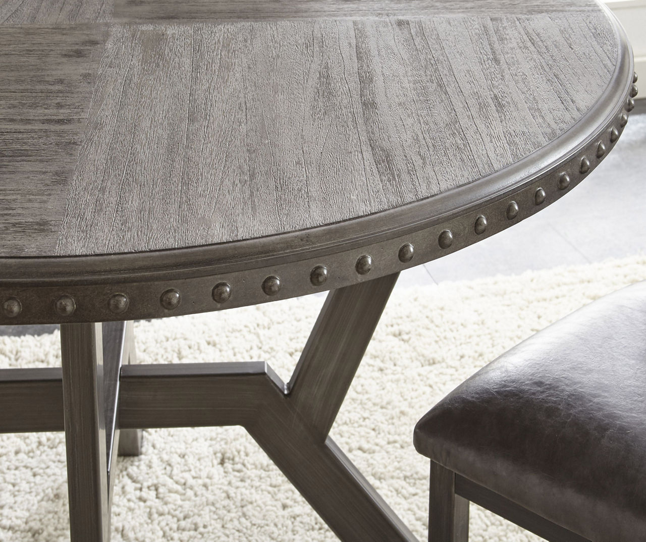 Alamo Gray Dining Table | Big Lots
