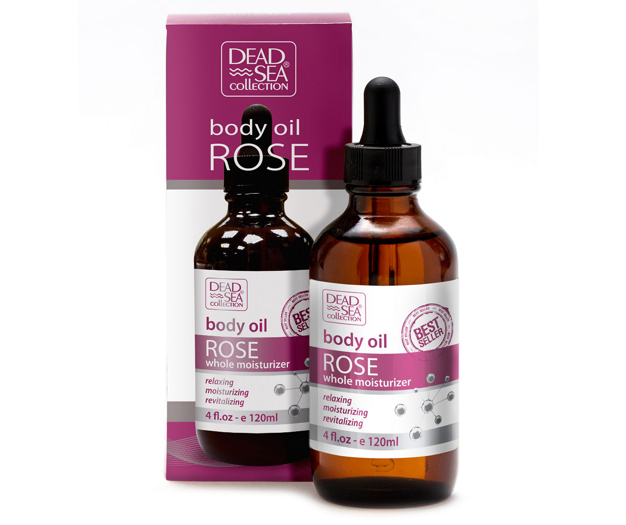 Dead Sea Body Oil Rose Whole Moisturizer, 4 Fl. Oz. | Big Lots