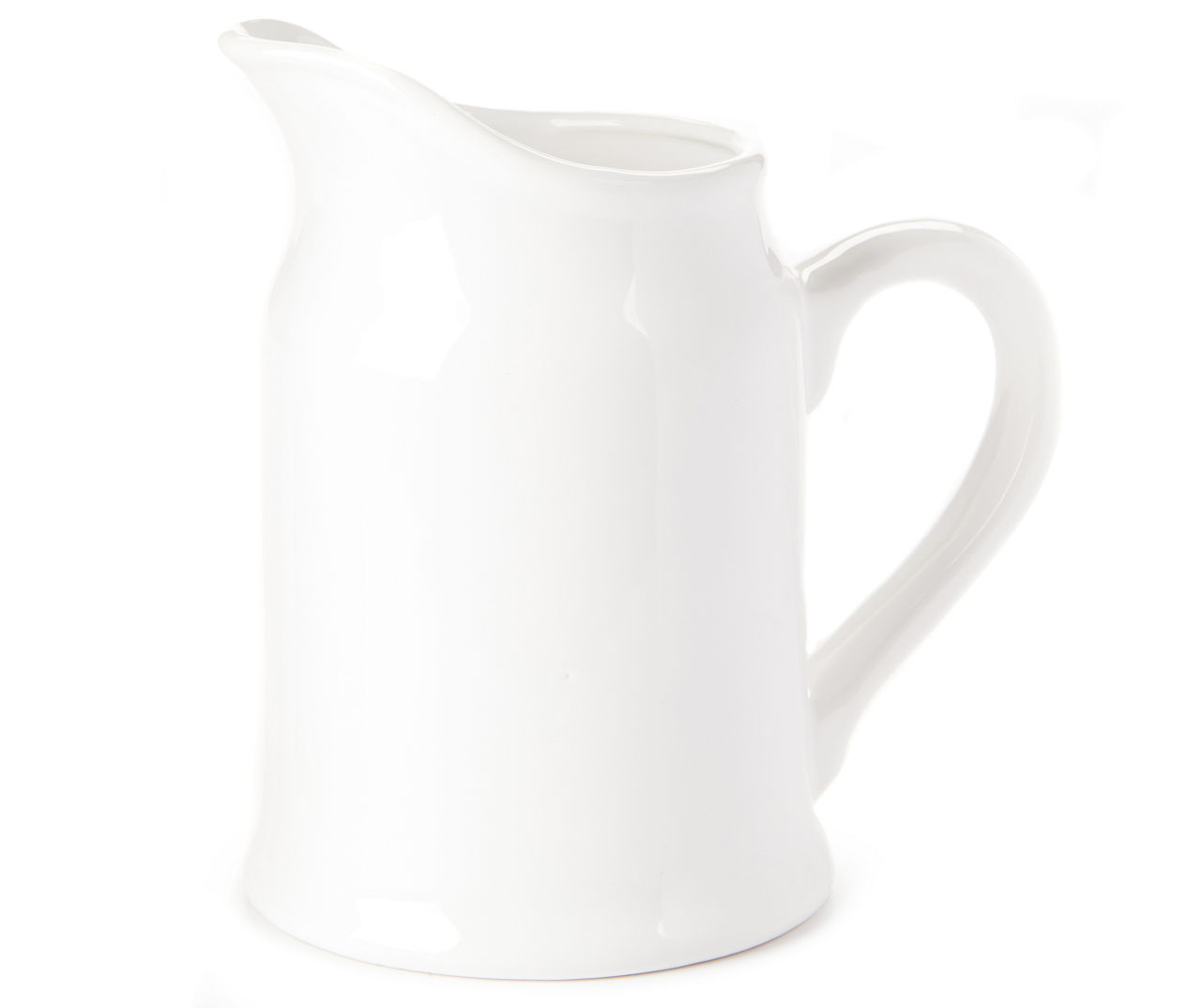 Home Essentials White Messina Ceramic Pitcher, 82 Oz. | Big Lots