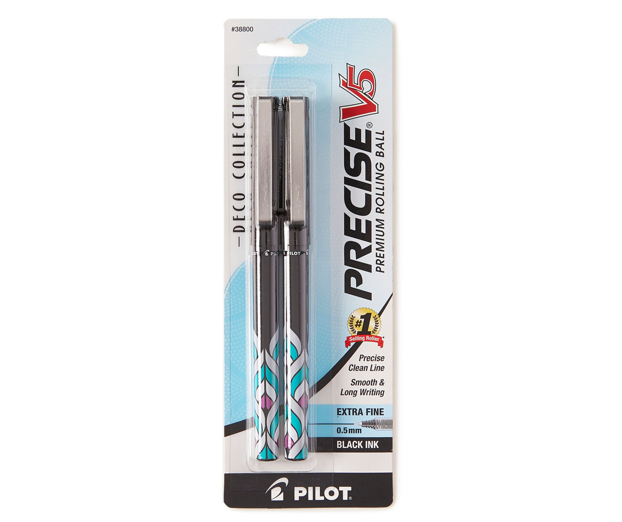 Pilot Precise V5 Black 0.5mm Extra Fine Ink Pens, 2-Pack | Big Lots